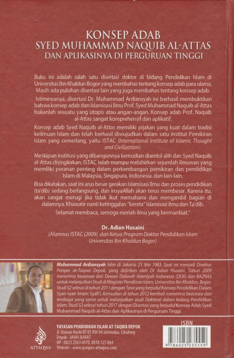 Konsep Adab Syed Muhammad Naquib Al Attas Nurul Anwar Bookstore